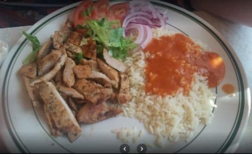 Red Olive Restaurant - Chicken Gyro Plate - Red Olive